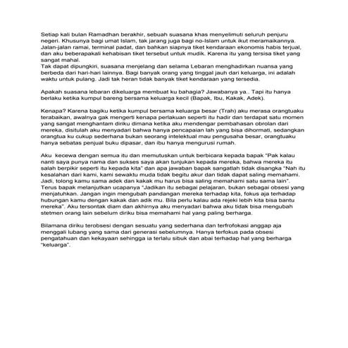 Setiap kali bulan Ramadhan berakhir, sebuah suasana khas menyelimuti seluruh penjuru negeri.docx