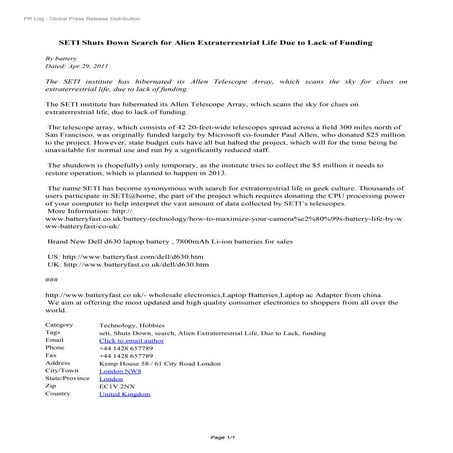 Seti shuts down search for alien extraterrestrial life due to lack of ...