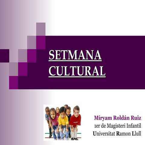 Setmana Cultural | PPT