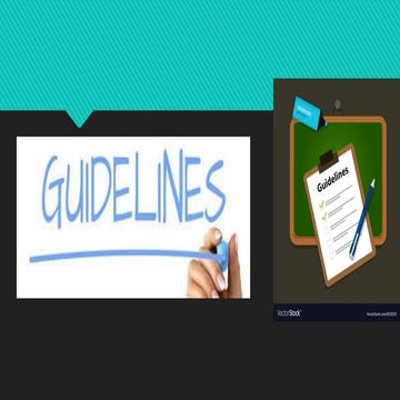 Set of Guidelines - text type - literature | PDF