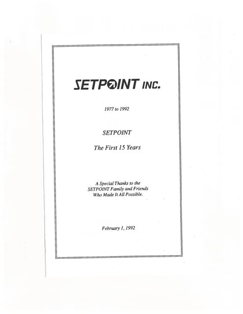 Setpoint 15 yr party 6 | PDF