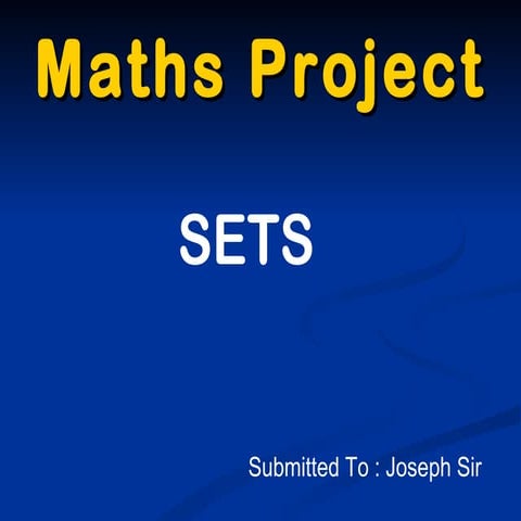 Sets | PPT