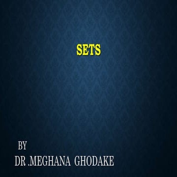 Sets (1) | PPT