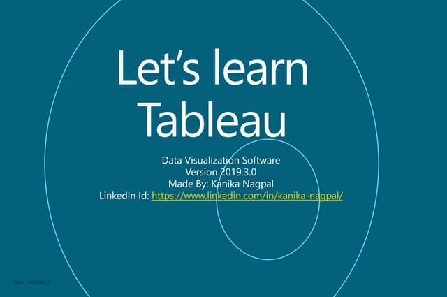 Introduction to Tableau | PPTX