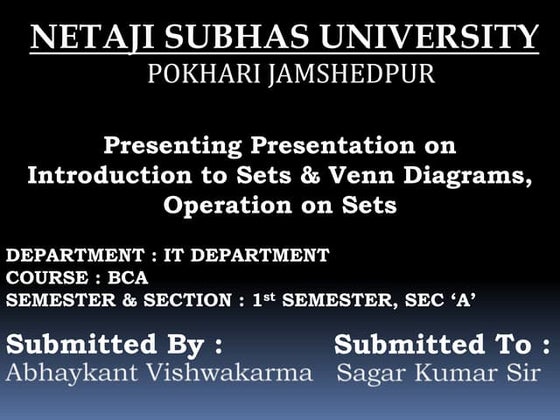 Math 7 | Lesson 2 Set Operations and the Venn Diagram | PPTX | Science
