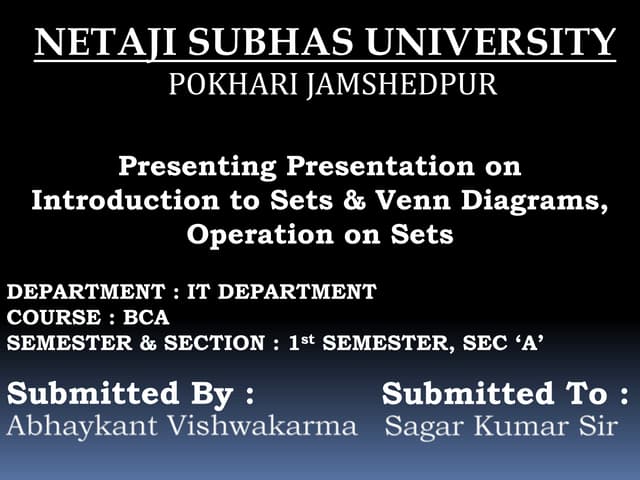 Math 7 | Lesson 2 Set Operations and the Venn Diagram | PPTX