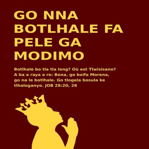 Setswana Tswana True Wisdom Tract.pdf