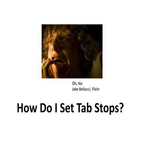 Set Tab Stops | PPTX