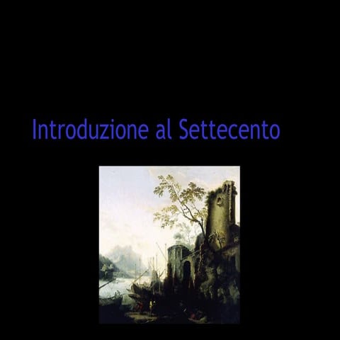 Settecento Def Presentazione | PPT