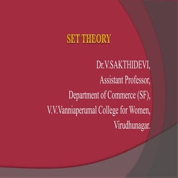 Set Theory Definition Of Set Notation Representation Of Set And Types Of Set Ppt Physics