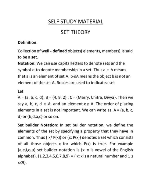 Set Theory Discrete Mathematics Pptx