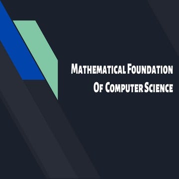 Set Theory Unit Ii Mathematical Foundation Of Computer Sciencepptx 