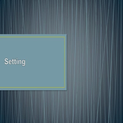 Setting | PPT
