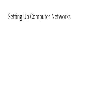 Setting-Up-Computer-Networks in introduction to ict specialization | PPT