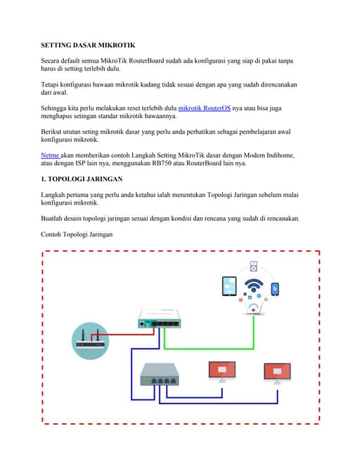 Memonitor penggunaan ip address client dengan ip scan di mikrotik | PDF