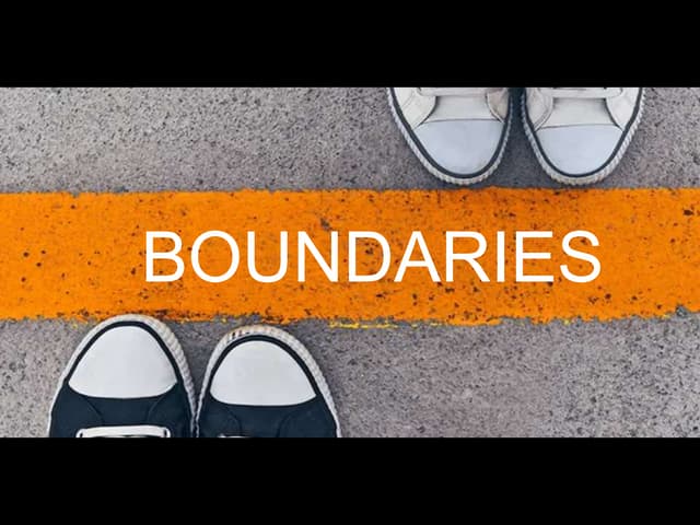 Boundaries presentation p.l. | PPTX