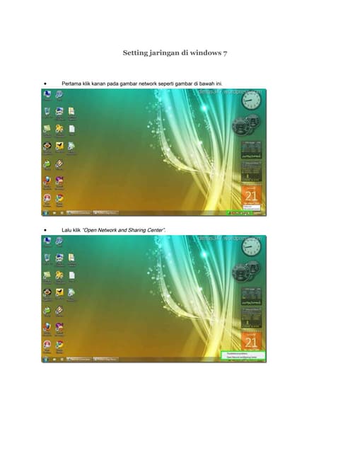 cara setting jaringan warnet bagi pemula | PDF