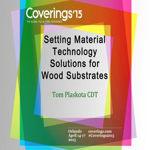 TEC Products: Setting Material Technology Solutions for Wood Substrates ...