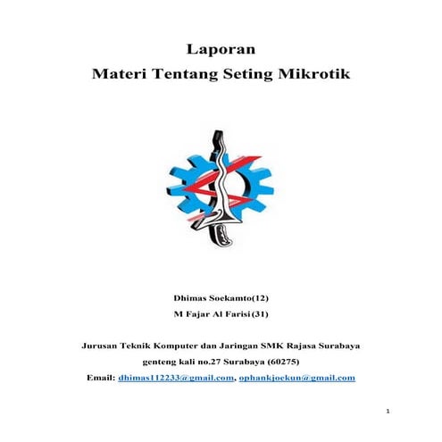 Materi Seting Mikrotik | PDF
