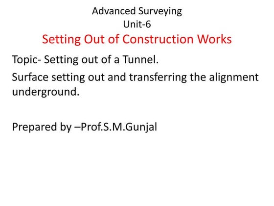 Rbte Drainage system in tunnel | PPT