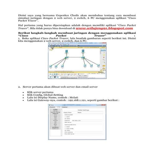 Setting server | PDF