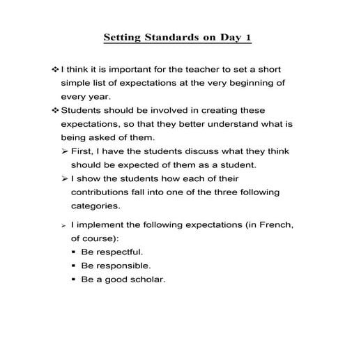 Setting Standards | PDF