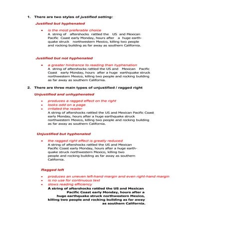 Setting Styles | PDF | Geology | Science