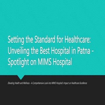 Setting the Standard for Healthcare.pptx