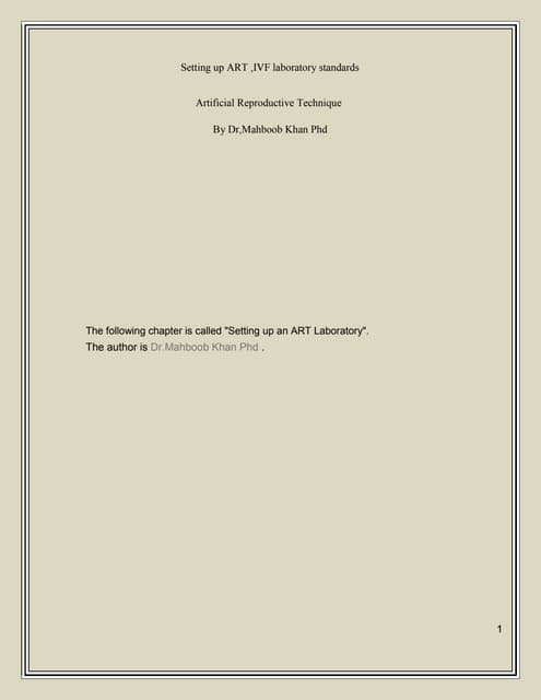 Quality control in the IVF Lab | PDF