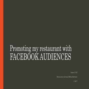 Setting up Facebook Audiences | PPSX