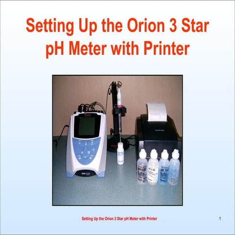 Setting up the orion 3 star with printer workshop | PPT