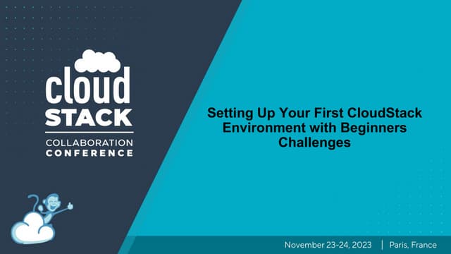 Setting Up Your First Cloudstack Environment With Beginners Challenges
