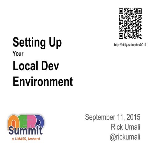Setting Up Your Local Dev Environment Ppt 3558