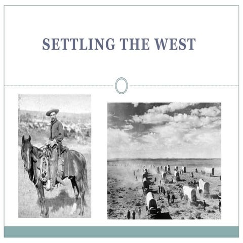 Settling the West | PPTX