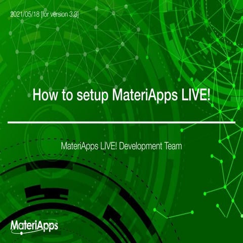 How to setup MateriApps LIVE! | PDF | Computing | Technology & Computing