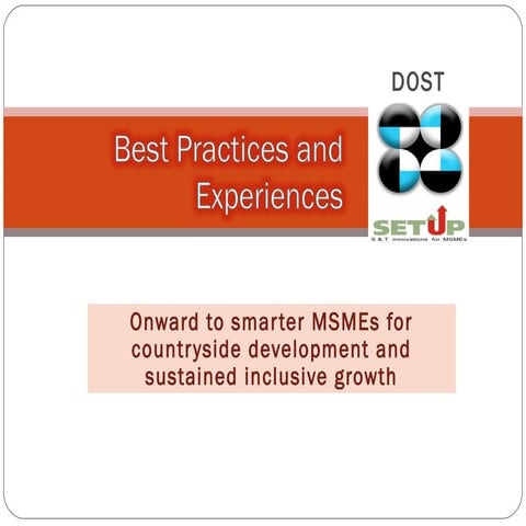 Setup best practices | PPT