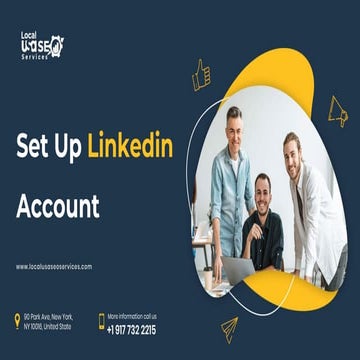 Set Up Linkedin Account - SEO Services | PDF