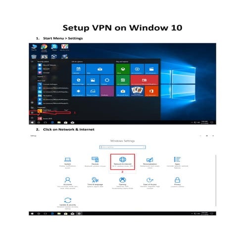 Setup VPN on Window 10 | PDF