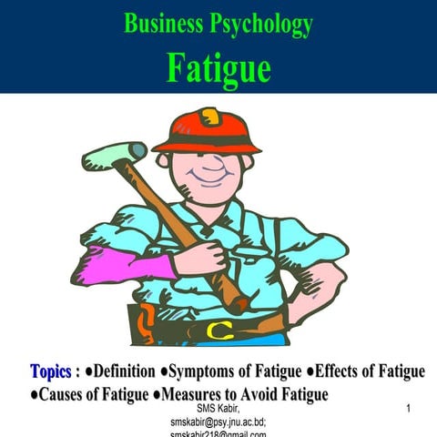 Fatigue | PPT