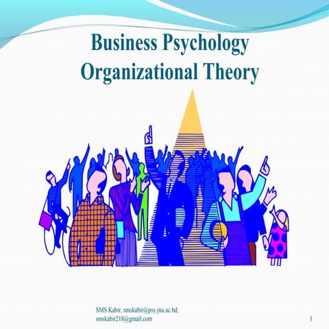 Organizational Theroy | PPT | Business | Business and Finance
