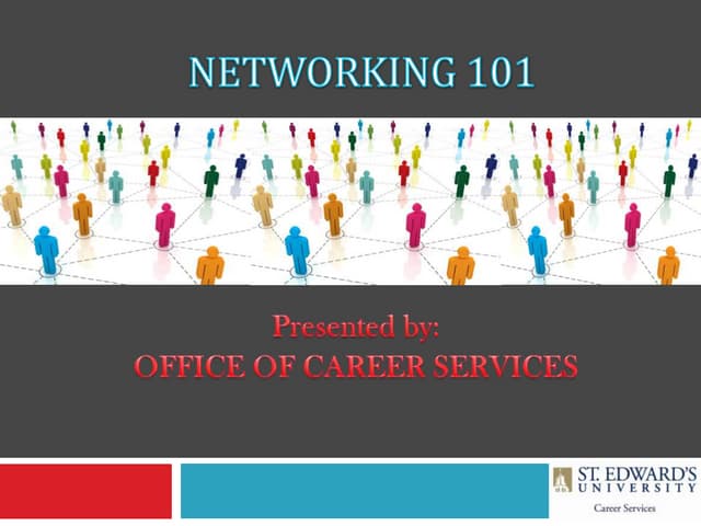 Networking for Career Success | PPTX