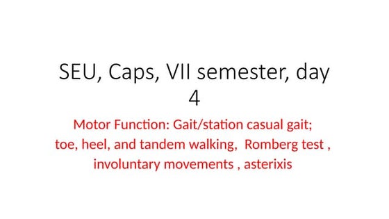 Gait abnormalities presentation | PPTX | Physical Therapy | Wellness