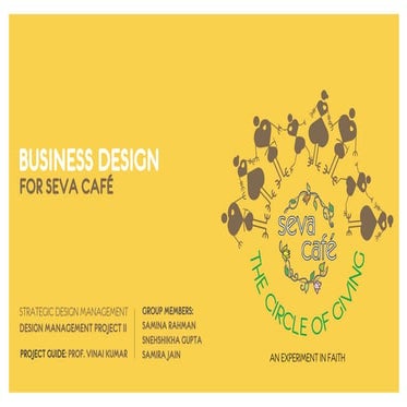 Seva Cafe - Business Model | PDF