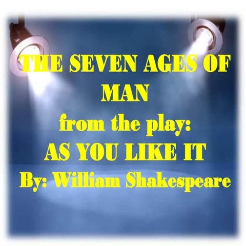 SEVEN-AGES-OF-MAN.pdf | Poetry | Books and Literature