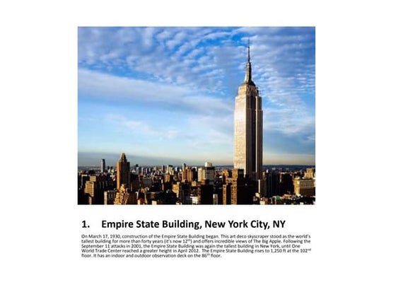 4 of the World's Most Amazing Architectural Structures | PPT