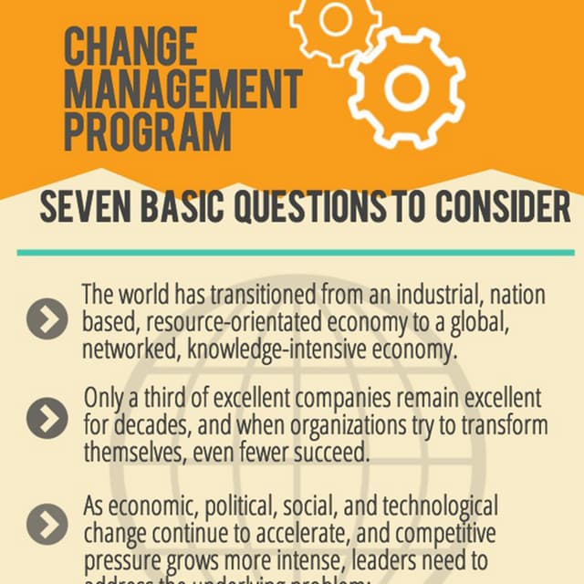 Infographic: Seven basic change management questions to consider | PDF