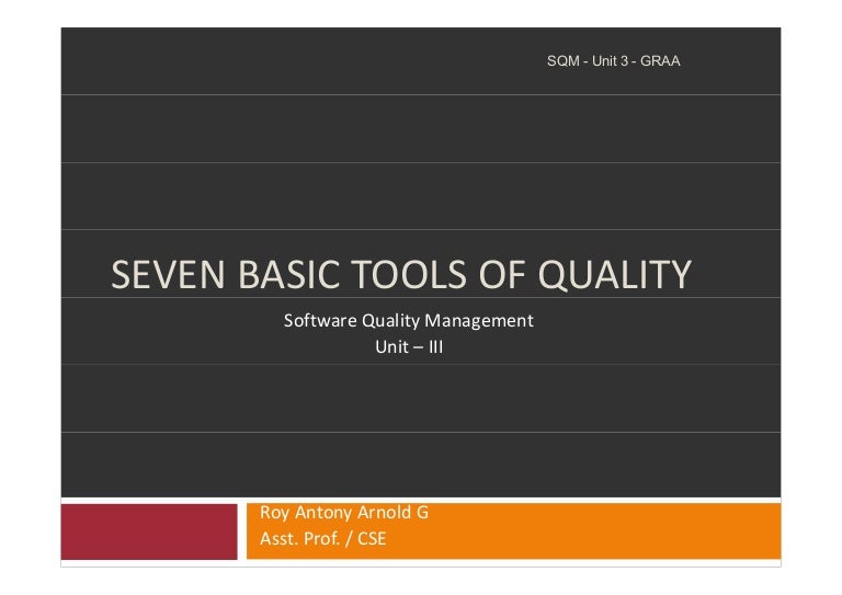 Seven basic tools of quality