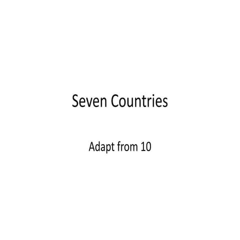 Seven countries | PPTX