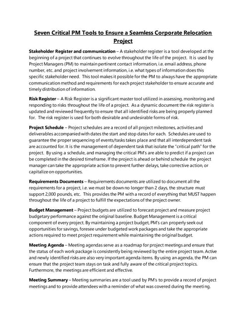 Relocation strategies | PDF