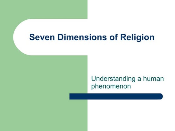 Lesson 2 Seven Dimensions | PPT